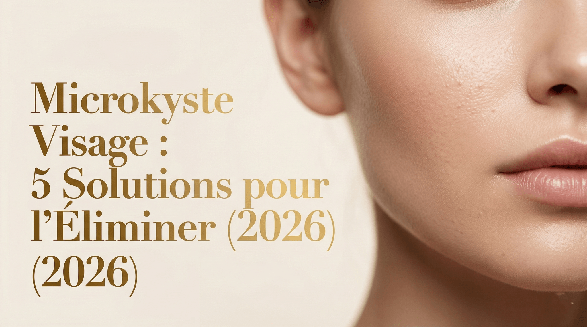Microkyste Visage : 5 Solutions pour l'Éliminer (2026) - Beauté ...